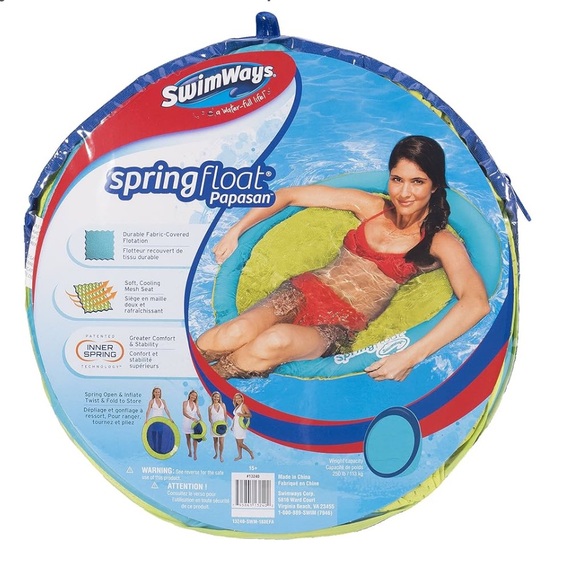 SwimWays | Other | Swimways Spring Float Premium Papasan Pool Lounger ...